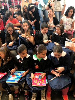 Da Auser Veneto 150 zaini per i bambini di Pieve Torina (MC) | Auser