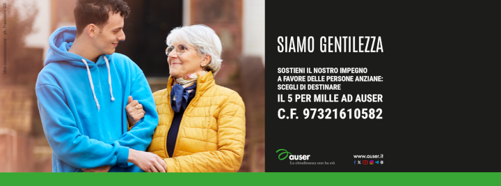 Al via la nuova campagna Auser 5 per mille 2024 – Auser